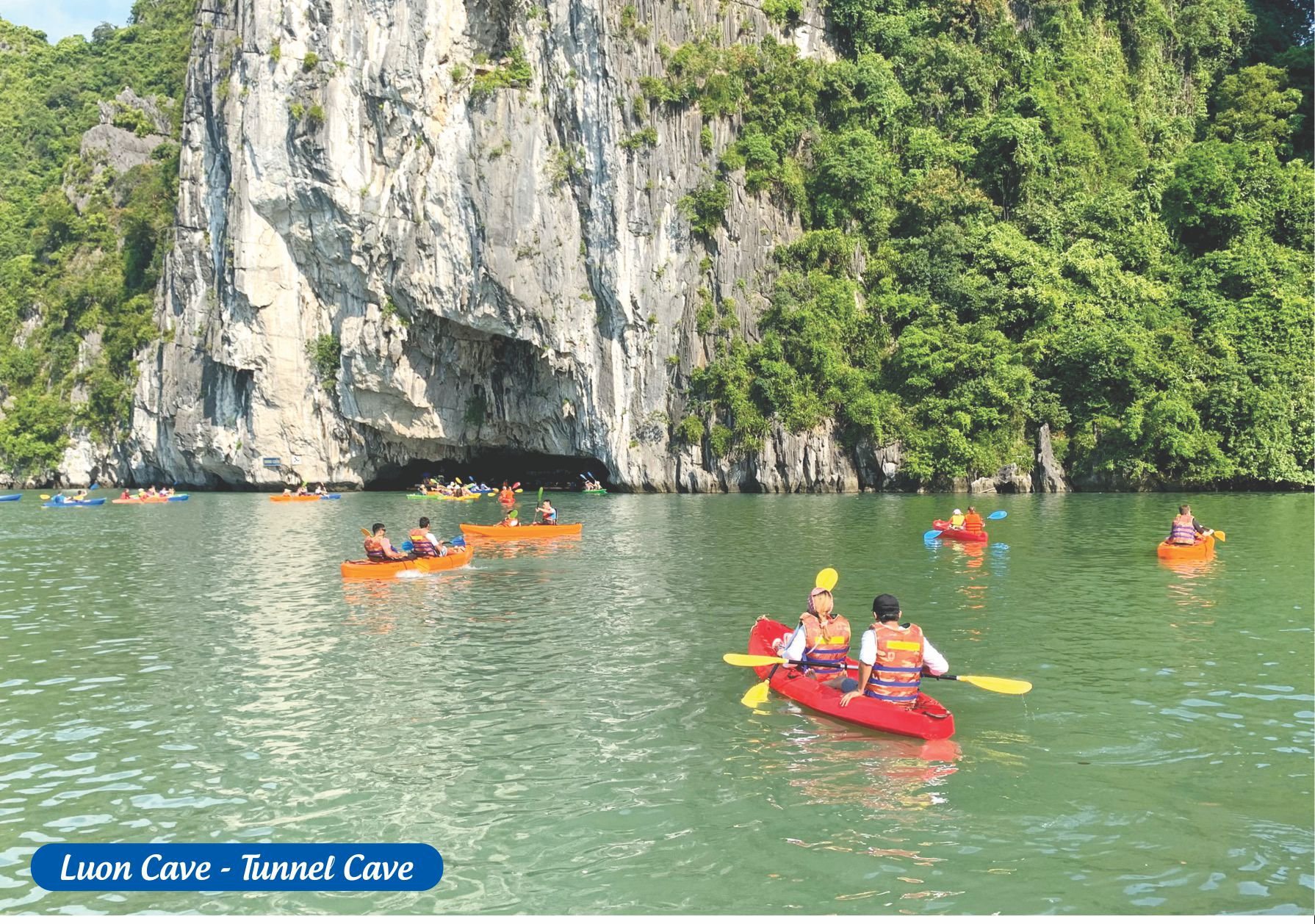 Tour Hạ Long excursion 1 ngày: buffet trưa- chèo kayak- đảo titop