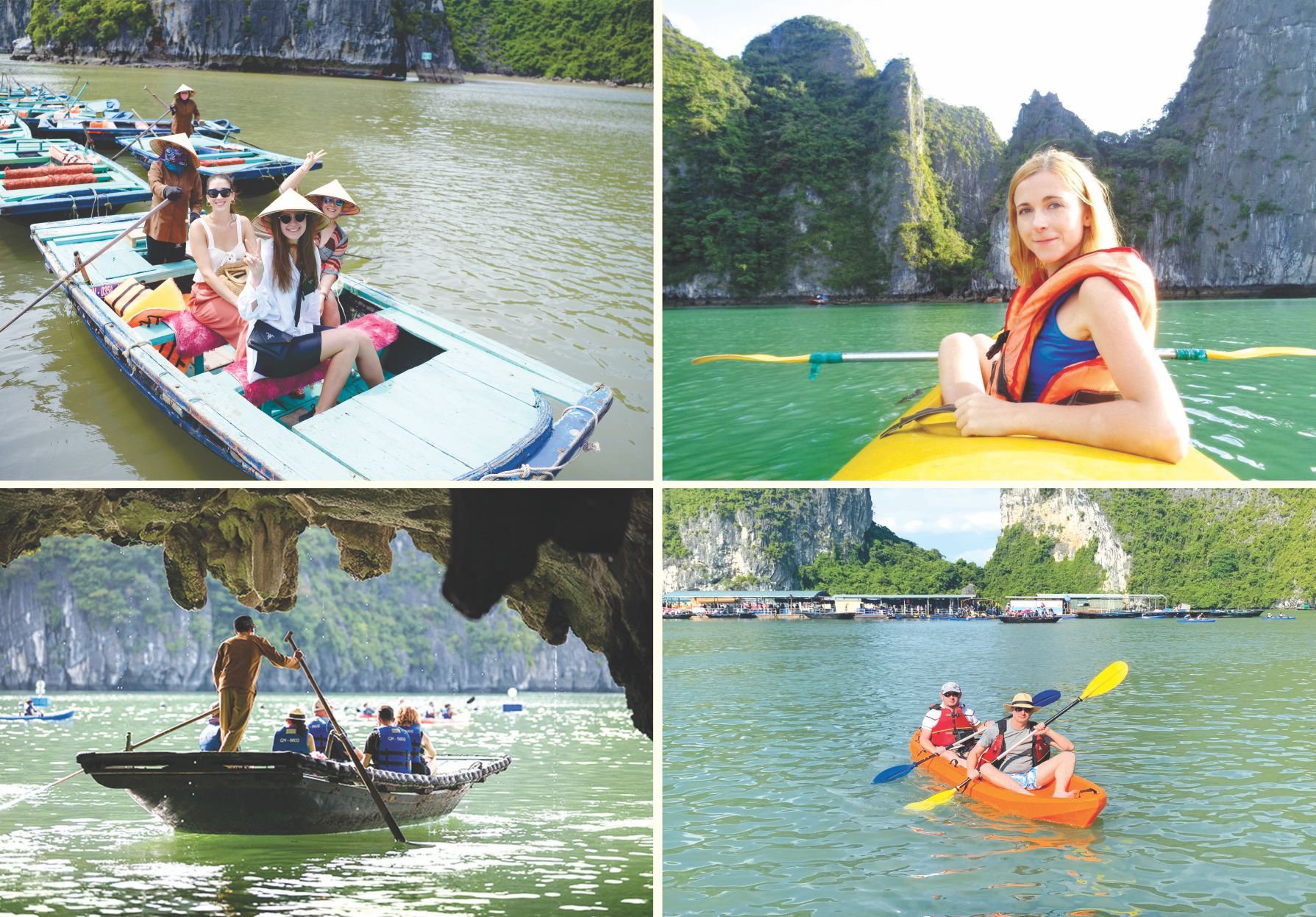 Tour Hạ Long excursion 1 ngày: buffet trưa- chèo kayak- đảo titop